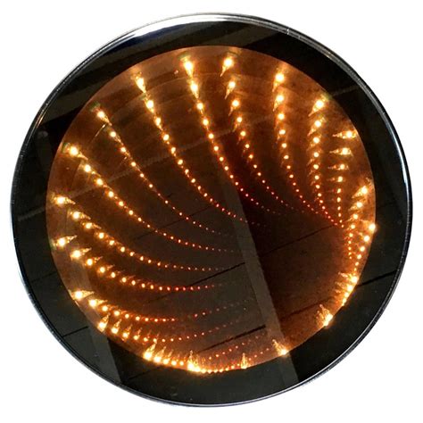 Vintage 1970s Infinity Mirror Op Art Sculpture At 1stdibs