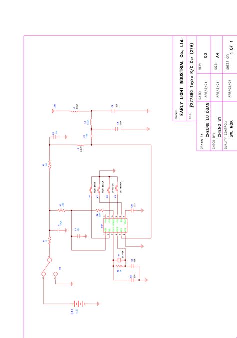 277880a Rc Toy Transmitter Schematics Mga Entertainment Hk