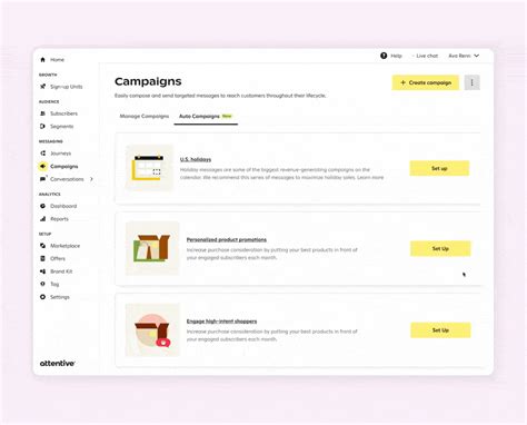 Attentive Ai Marketing Campaign Automation Attentive