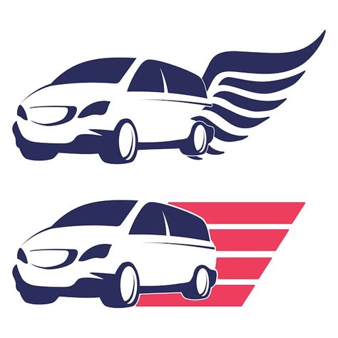 운송 회사 업무용 미니 버스 실루엣 프리미엄 벡터