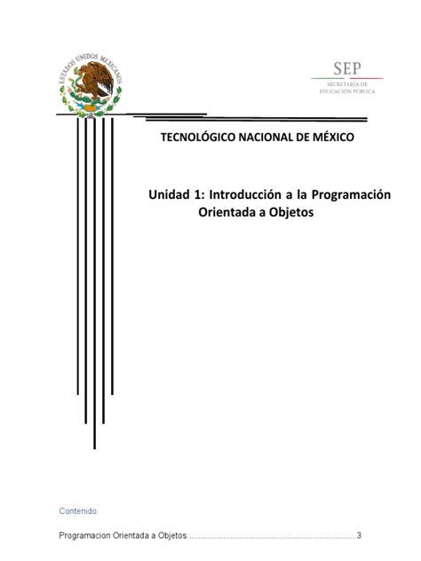 Introducción A La Programación Orientada A Objetos Descargar Gratis Pdf Objeto Informática