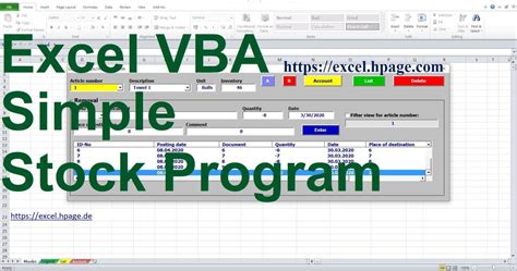entwicklung von programmen in excel excel vba programmierung lager