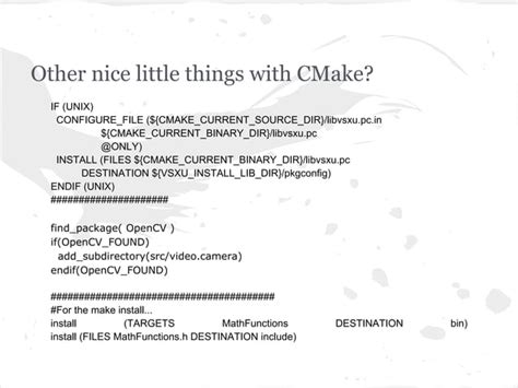 Basicsof C Make And Git For A Hello Qt Application Ppt