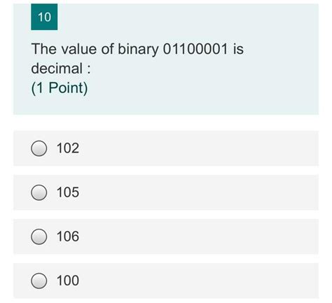Solved 8 A Binary Number With Eight Bits Is Called 1