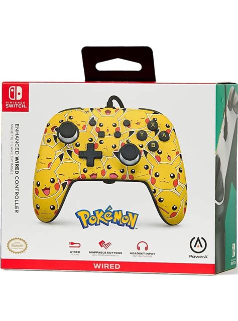 Controller Powera Enhanced Wired Pikachu Moods Pentru Nsw