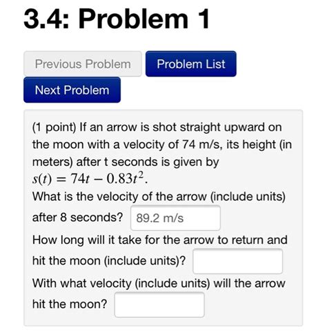 Solved 34 Problem1 Previous Problem Problem List Next