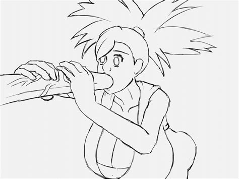 Rule 34 Animated Black And White Bosomancer Breasts Cleavage