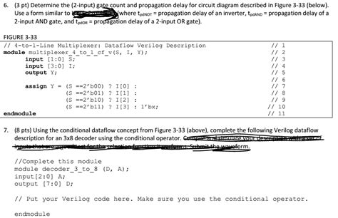 Solved 6 3 Pt Determine The 2 Input Gate Count And