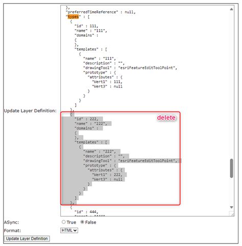 How To Remove An Editing Template From A Hosted Feature Service Using The Arcgis Rest Api