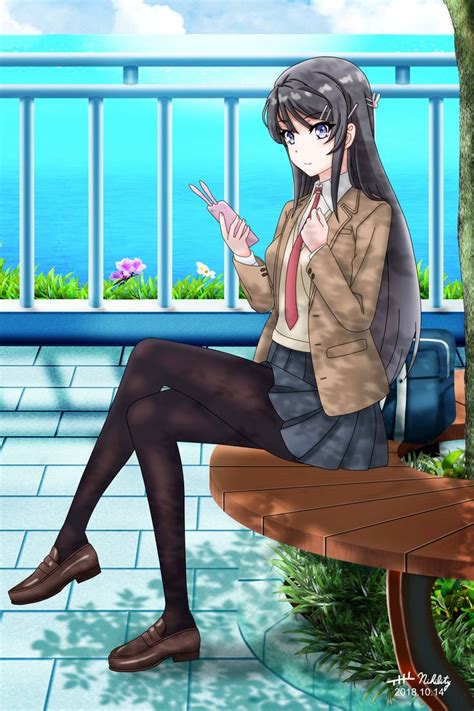 Stunning Fanart Of Mai Sakurajima