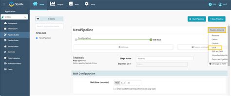 Lock Pipeline Opsmx Isd Documentation