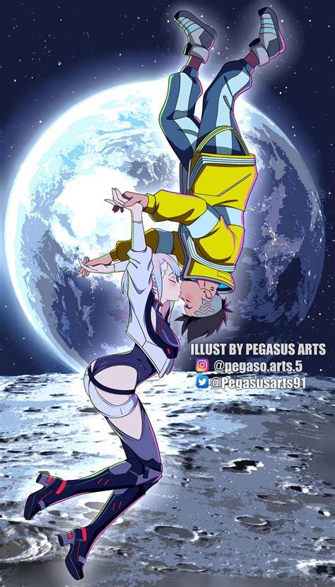Lucy X David Cyberpunkedgerunners By Pegasusarts On Deviantart