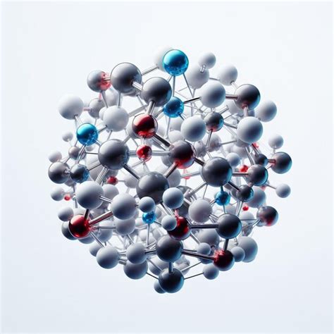 Premium Ai Image Molecular Structure Science Chemistry