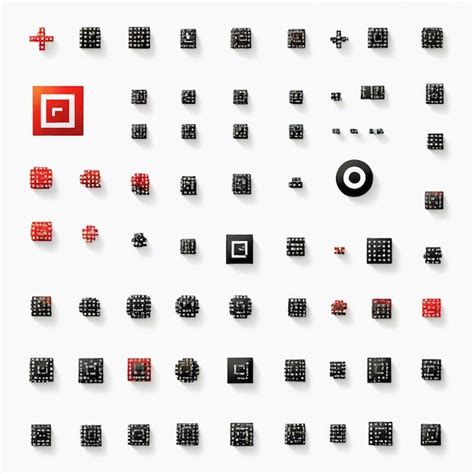 Premium Vector Codes Vector Set White Background Isolated A High