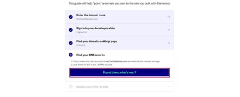Connect A Custom Domain Elementor