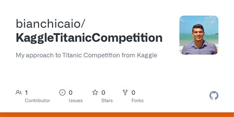 GitHub Bianchicaio KaggleTitanicCompetition My Approach To Titanic Competition From Kaggle