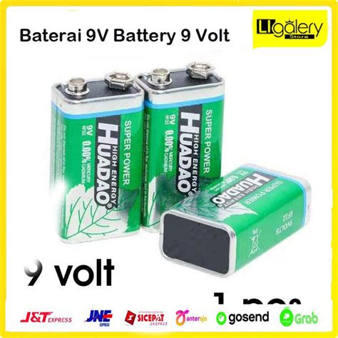 Baterai 9v Battery 9 Volt Batre Kotak Peak Power Esr Lcr T4 Arduino Or