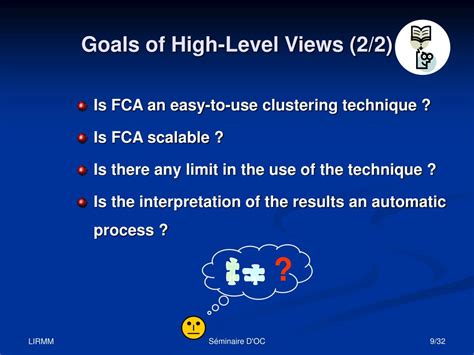 Ppt High Level Views In Object Oriented Software Using Formal Concept