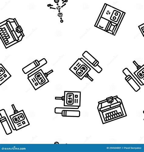Power Reactor With Futuristic Interface Hud Cartoon Vector 173163781