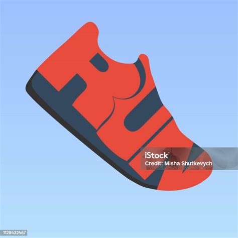 신발을 실행 아이콘입니다 벡터 일러스트 레이 션의 스포츠 신발 실행 0명에 대한 스톡 벡터 아트 및 기타 이미지 0명 가죽