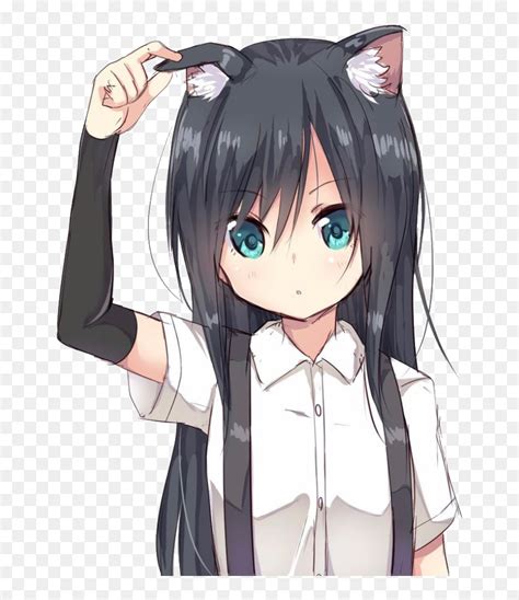 Cute Anime Neko Girl Hd Png Download Vhv