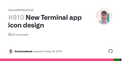 new terminal app icon design · issue 910 · microsoft terminal · github