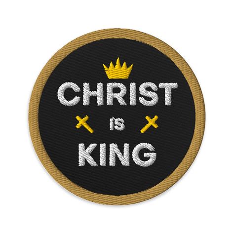 Christ Is King Patch Wavy Gang Official Wavy Matt Merch