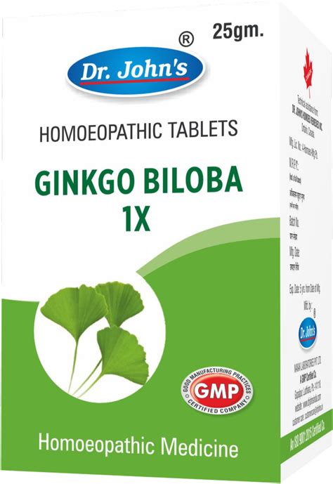 Ginkgo Biloba 1x Tablet 25gm And 500gm Non Prescription At Best Price