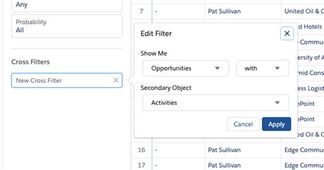 What Are Cross Filters In Salesforce Reports Salesforce Ben