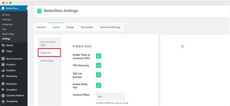How To Configure Doc Single Page With Betterdocs Betterdocs