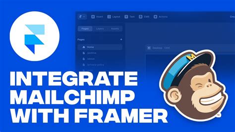 How To Integrate Mailchimp With Framer Tutorial Youtube