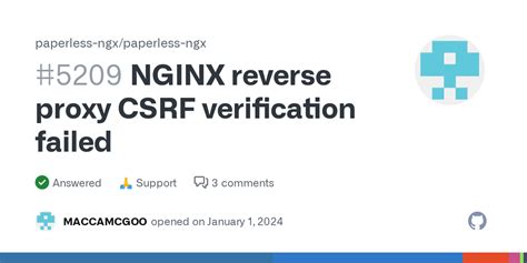 Nginx Reverse Proxy Csrf Verification Failed · Paperless Ngx Paperless
