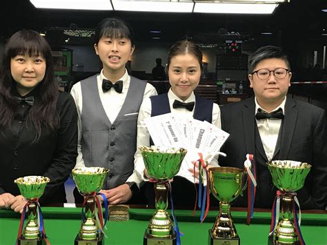 大埔桌球娛樂城 2017年香港女子英式桌球精英選拔賽 冠軍 張綺婷3 1亞軍 李明慧 季軍 蕭詠雯3 1殿軍 謝婉玲