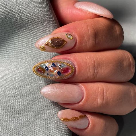 17 Nail Ideas With Gems Perfect For Any Season Pixelify