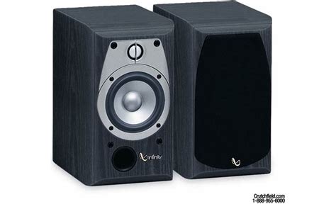 Infinity Alpha 10 (Black ash) Bookshelf speakers at Crutchfield