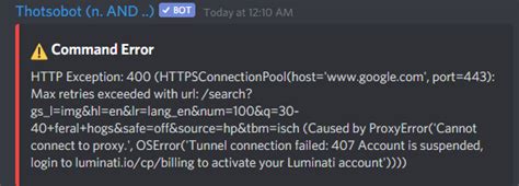 Img Not Working Api Account Suspended Old Img Simply Throws Invalid Search Maybe Try Again