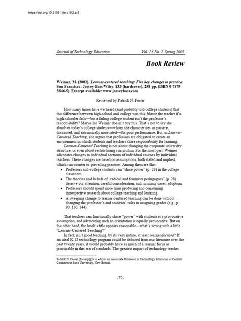 Learner Centered Teaching Pdf