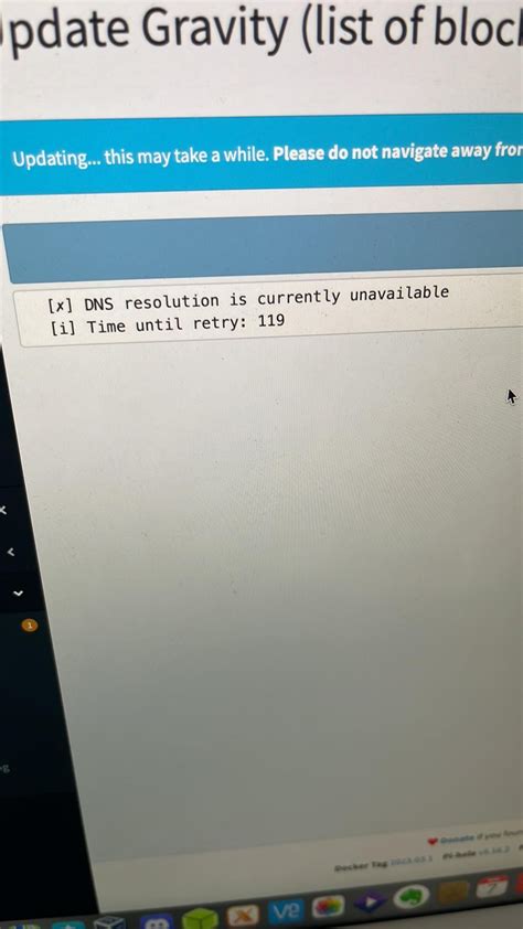 Dns Resolution Unavaible Docker Pihole Meme En Modifiant Nf Rpihole