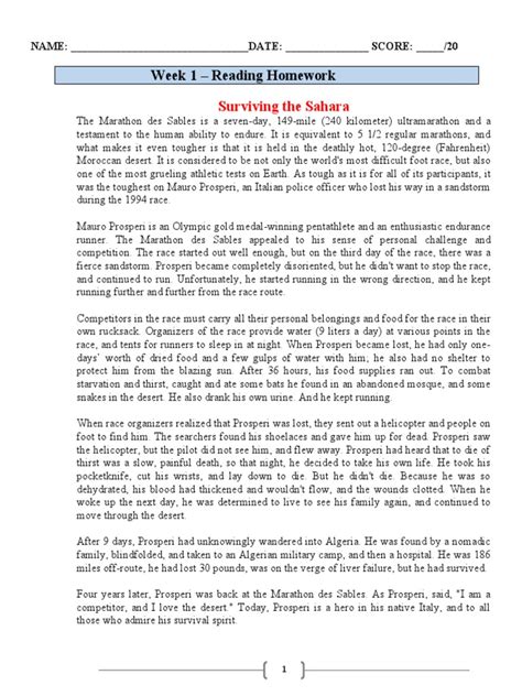 Week 1 Homework Reading Pdf