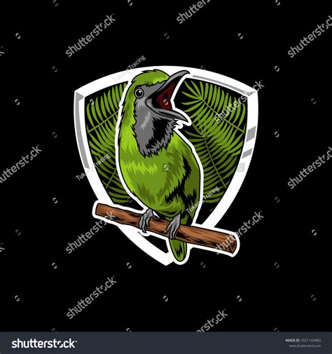Burung Cucak Ijo Indonesia Logo Stock Vector Royalty Free 1921143983 Shutterstock