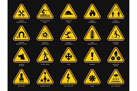Yellow Danger Signs