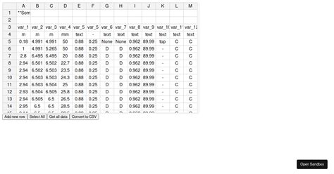 Jspreadsheet Ce And React Forked Codesandbox