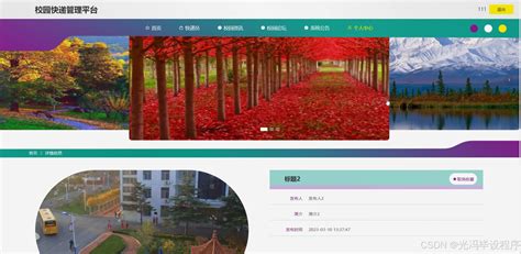 Java计算机毕业设计校园快递管理平台开题源码论文 Csdn博客