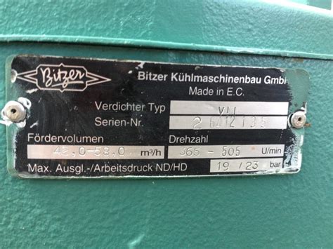 Piston Compressor Bitzer