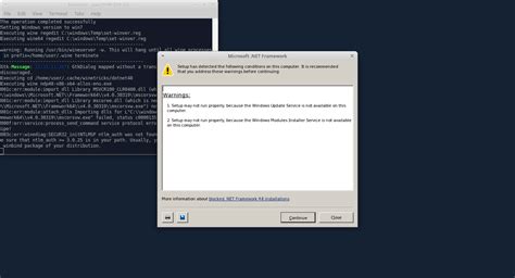 1804 Failing To Install Net Framework 48 From Winetricks Ask Ubuntu