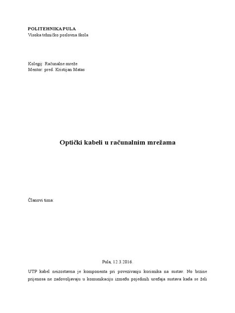 Opticki Kabeli Pdf