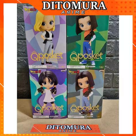 Dragon Ball Videl Android 17 18 Authentic Qposket Bandai Banpresto