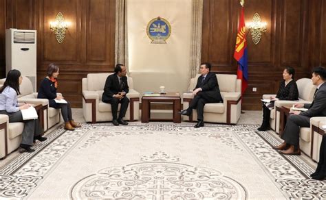 НҮБ ын Хүнс хөдөө аж ахуйн байгууллагын Монгол Улс дахь суурин төлөөлөгчийг хүлээн авч уулзлаа