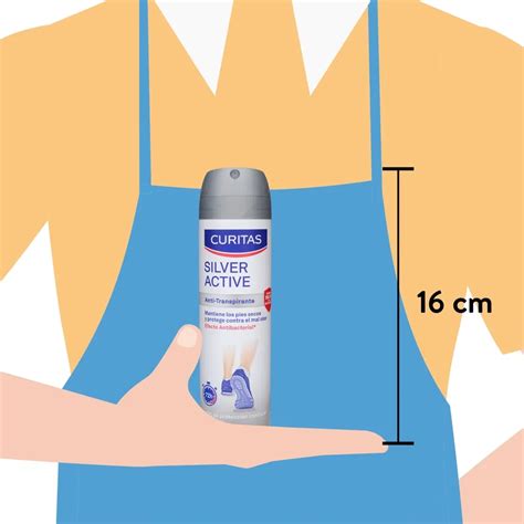 Comprar Deo Curitas Silver Active Pies 150ml Walmart Guatemala