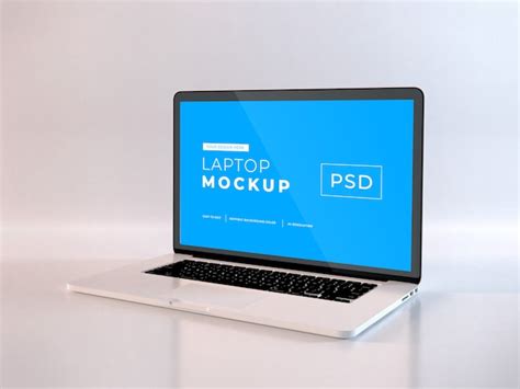Premium PSD Realistic Laptop Mockup
